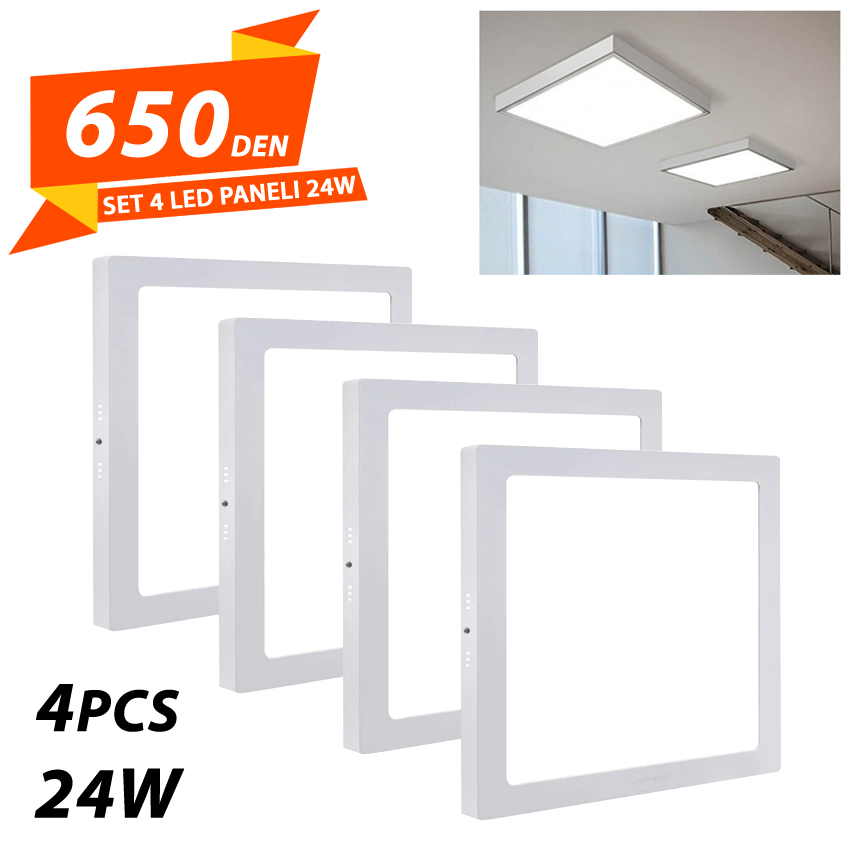 Set 4 Led Paneli 24w – SPX MK
