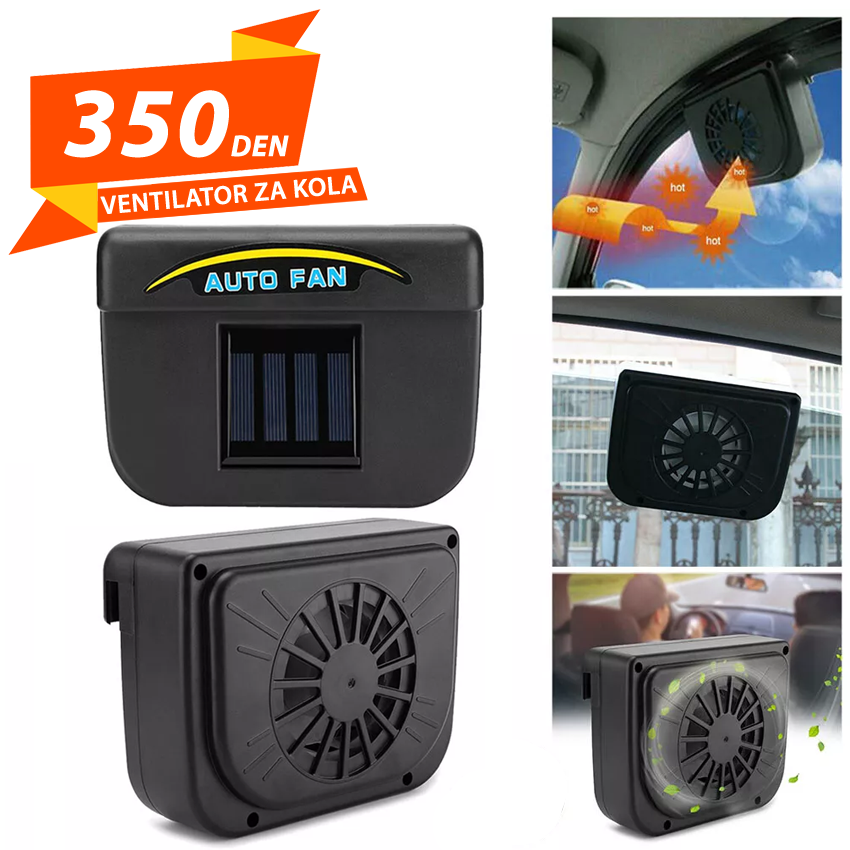 Solar Ventilator za Avtomobil – SPX MK