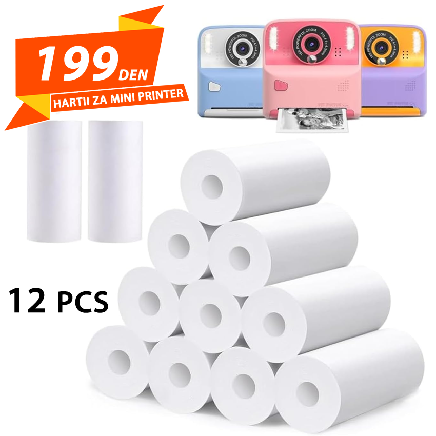 Hartii za Mini Printer 12 pcs – SPX MK